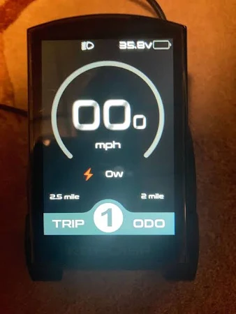 KD986N Color LCD Display for Himiway, KBO, Yamee, and Many Other Ebikes ...