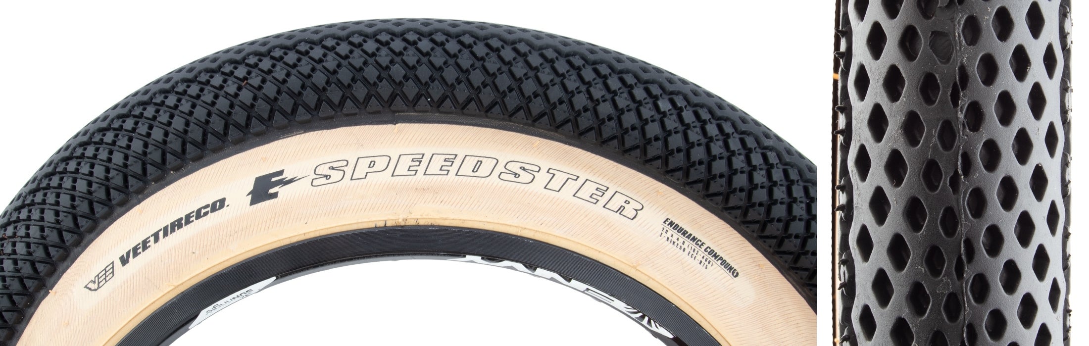 TIRE VEE SPEEDSTER 20x4.0 BK/TAN | Juiced Wheels